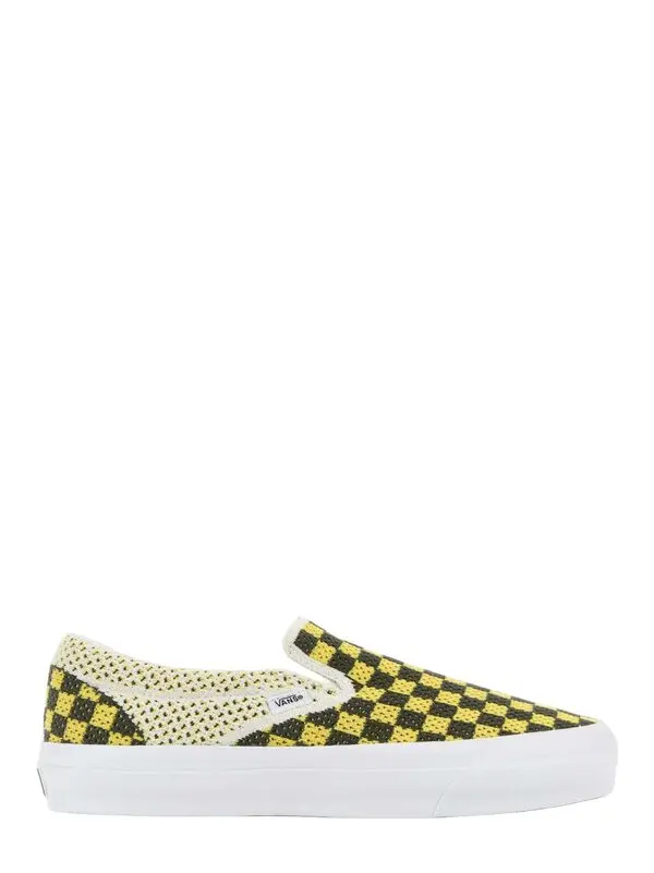 VANS Slip-on Checked Sneakers - Yellow