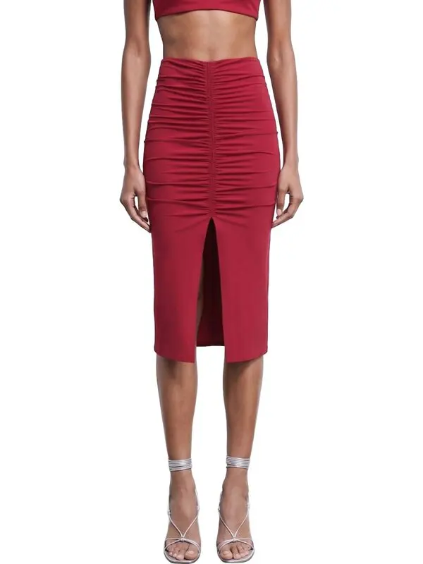 Patrizia Pepe Skirt - Burgundy