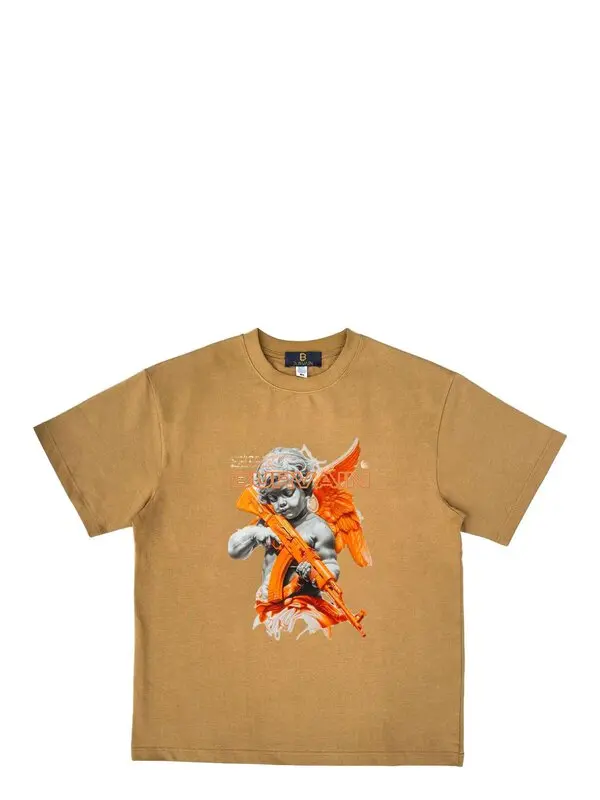 BURVAIN Browndune Tee - Brown