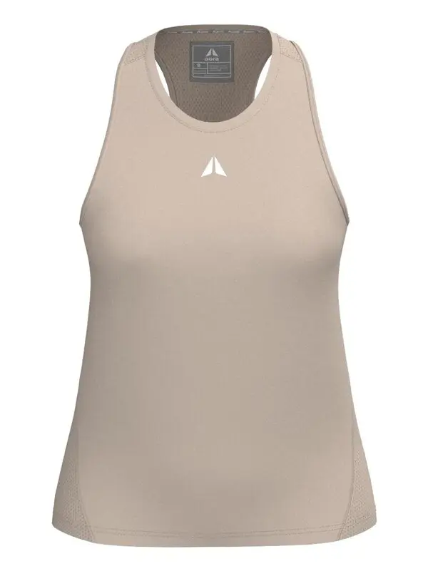 AORA ATHLETICS Dry Mesh Tank Top - Brown