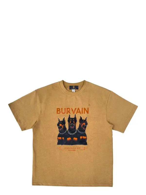 BURVAIN Brothdog Tee - Brown