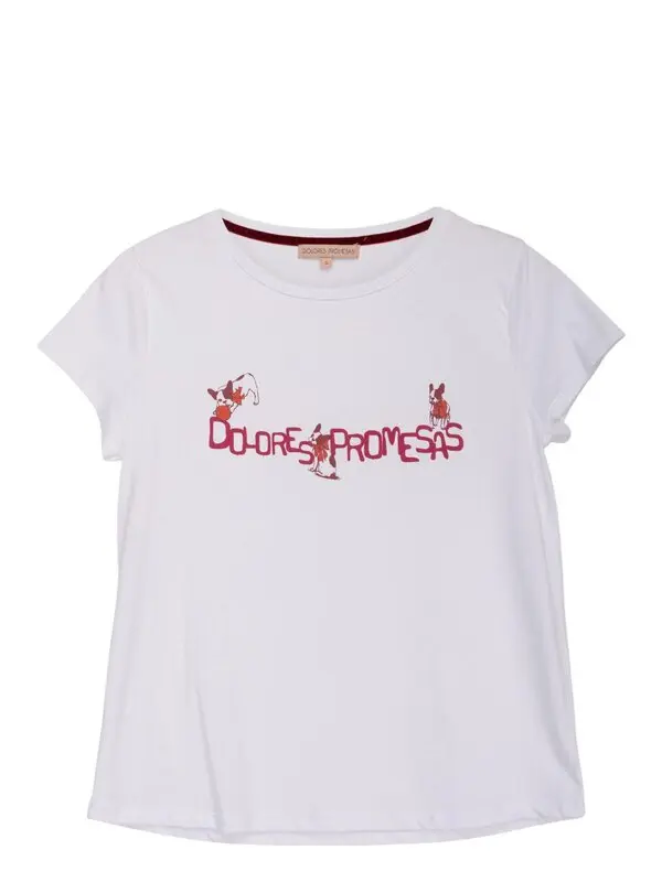 Dolores Promesas Graphic Print T-shirt - White
