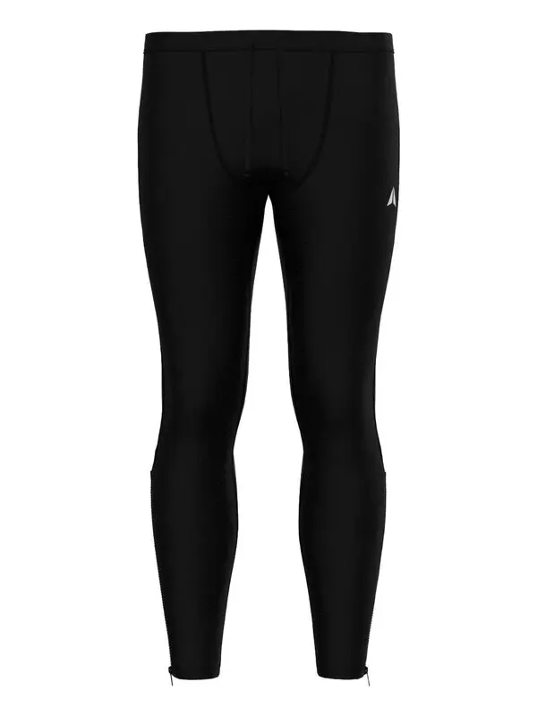 AORA ATHLETICS Hybrid Kanzai Eco-friendly Compression Tights For – High-stretch Supportive Sustainable Leggings - Black