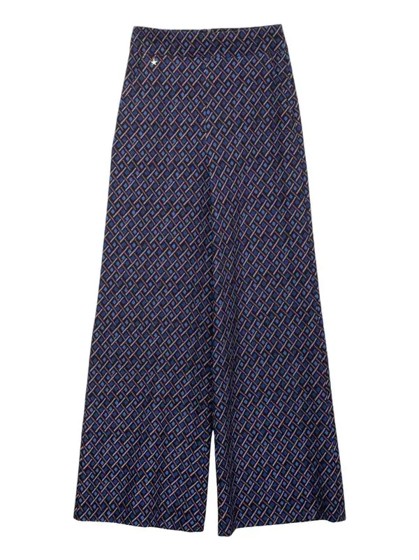Dolores Promesas Elena Flared Trousers - Blue