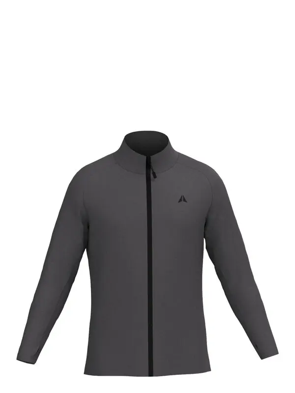 AORA ATHLETICS Eco-friendly Running Jacket With Strategic Ventilation - Grey