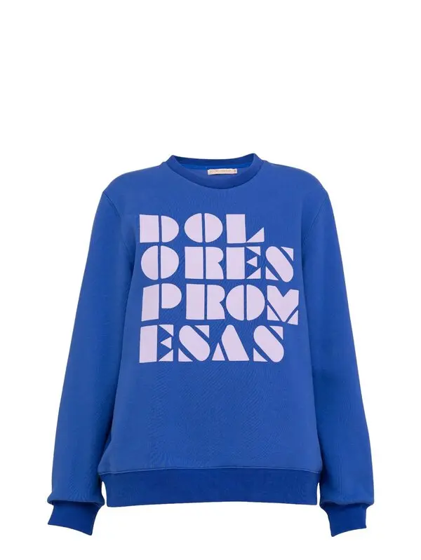 DOLORES PROMESAS Electric Sweatshirt - Blue