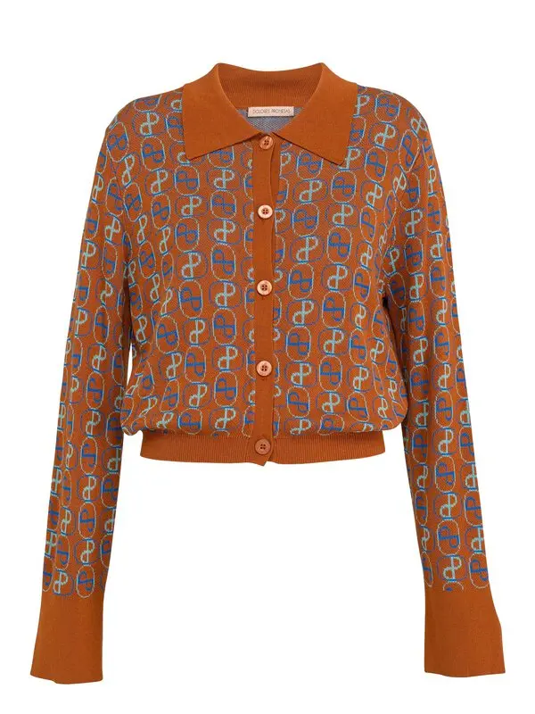 DOLORES PROMESAS Knitted Jacket - Brown