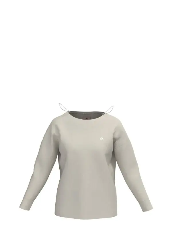 AORA ATHLETICS Daily Dose Eco-friendly Sweatshirt For – Lightweight Cozy Sustainable Pullover With Relaxed Fit – Versatile Activewear And Casual Top For Post-workout, Athleisure, Travel, Lounge, Gym, Outdoor Activities, And Everyday Comfort - White