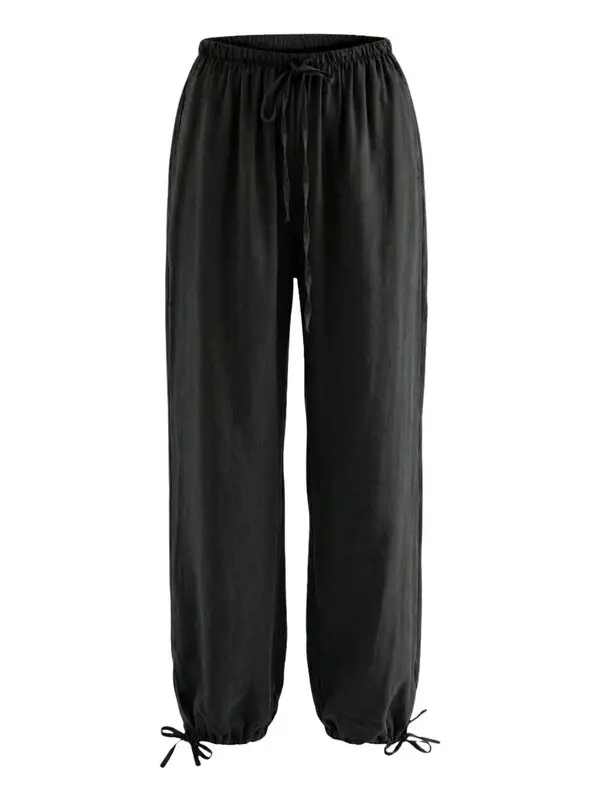MONLICIA Novelle Modal Balloon Pants - Black