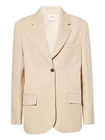 ME+EM Icon Oversized Linen-blend Blazer - Warm Stone