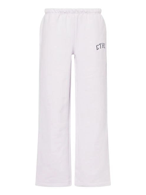 THE COUTURE CLUB Logo Embroidered Cotton Jogging Bottoms - Duskylilac