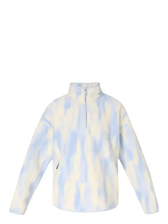 Sweaty Betty Plush Half-zip Fleece Jacket - Blue Waterfall