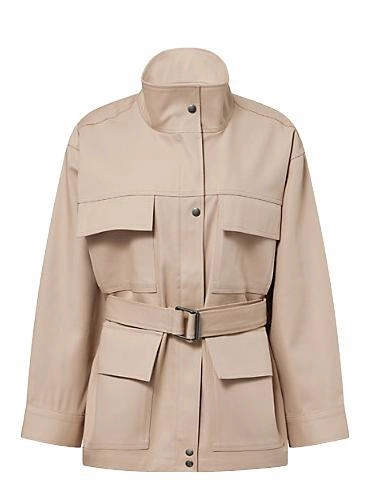 ANINE BING Odin Flap-pocket Cotton Jackets - Beige