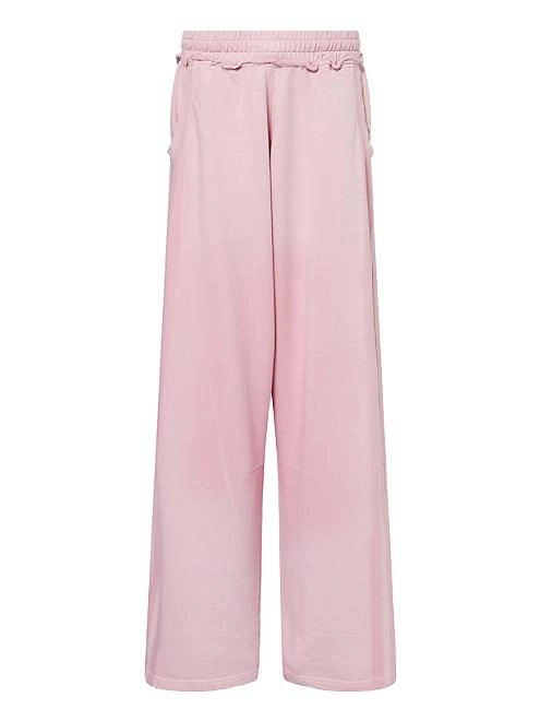 JADED LONDON Striped Wide-leg Cotton Jogging Bottoms - Pink