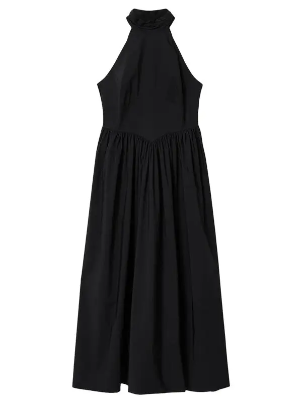 ALLSAINTS Halterneck Arora Maxi Dress - Black