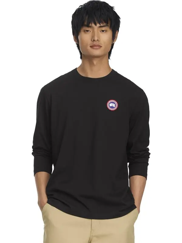 Canada Goose Vantage Long Sleeve T-shirt - Black