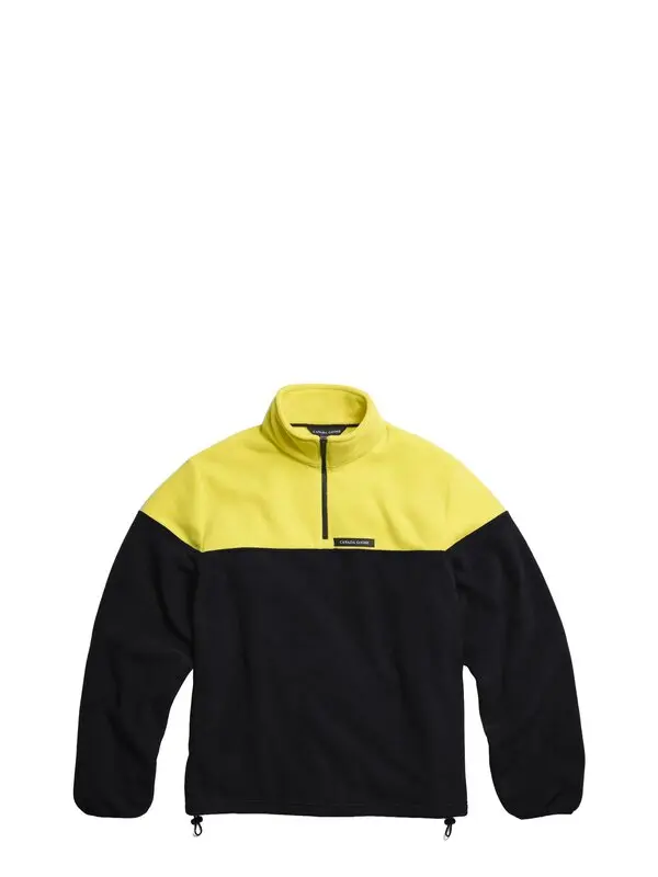Canada Goose Loma Colour Block Fleece Half Zip - Solar Aria/black