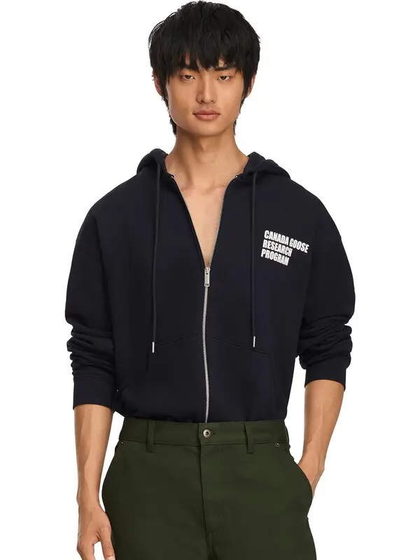Canada Goose Rove Globe Relaxed Full Zip Hoodie - Nocturne