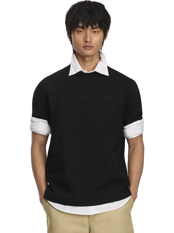Canada Goose Ocra Embroidered T-shirt - Black