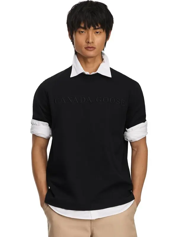 Canada Goose Ocra Embroidered T-shirt - Black