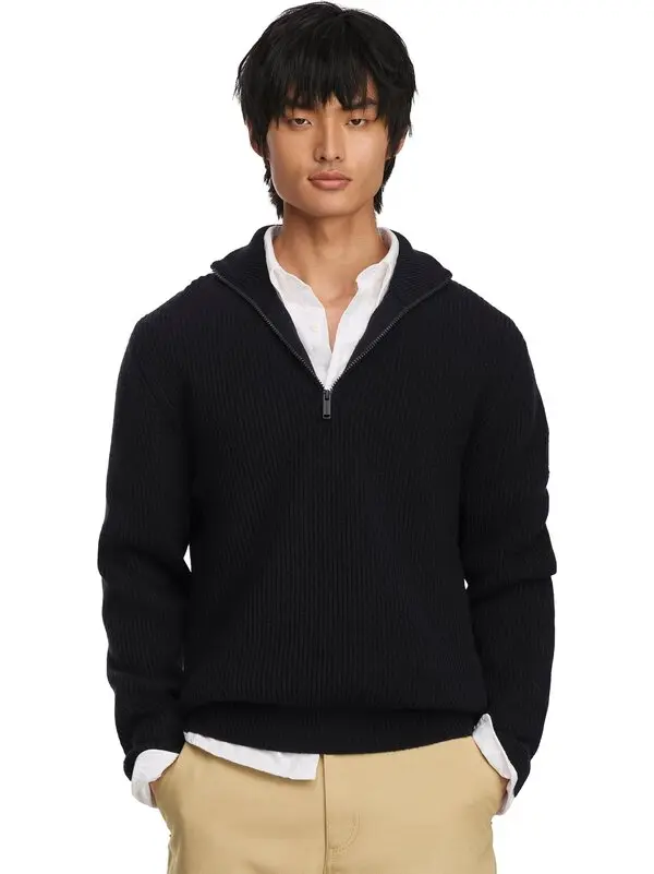 Canada Goose Mckinney Knit Quarter Zip - Black