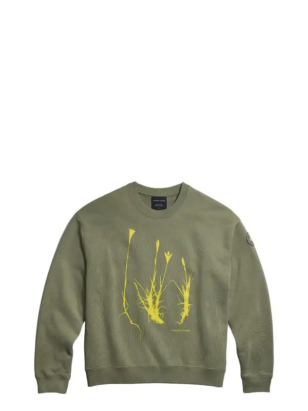 Canada Goose Wander Flower Sweatshirt - Vireo Green