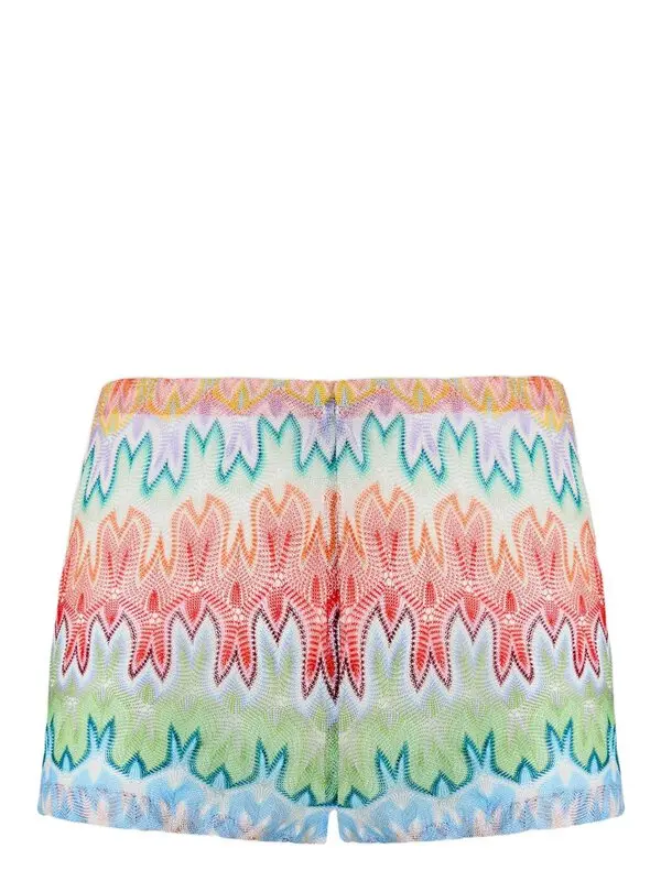 Missoni Viscose Hot Pants With Floral Motif - Multicoloured