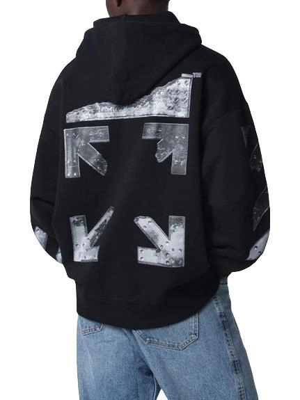 Off-White Paintthece Arrow Skate Hoodie - White