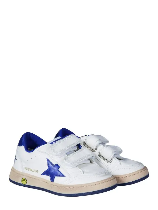GOLDEN GOOSE Mini Star & Heel Sneakers - Bianco