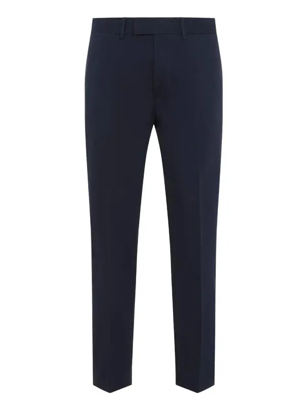 TOM FORD Stretch Cotton Twill Chino Pants - Blue
