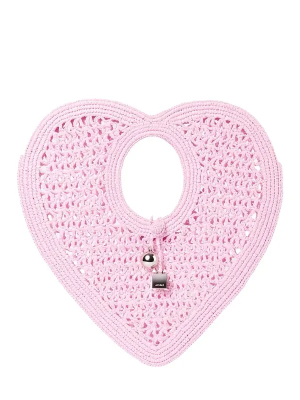 Jacquemus Heart Tote Bag - Lightpink