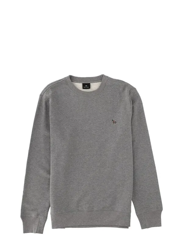 Paul Smith 100% Organic Cotton Crewneck Sweatshirt - Grey