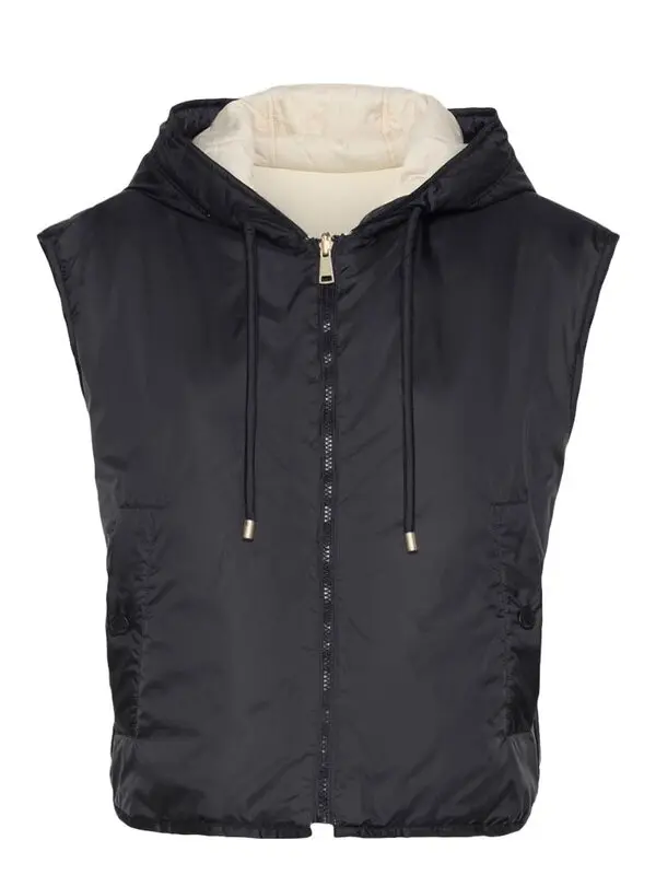 Max Mara Reversible Water-repellent Padded Gilet - Black