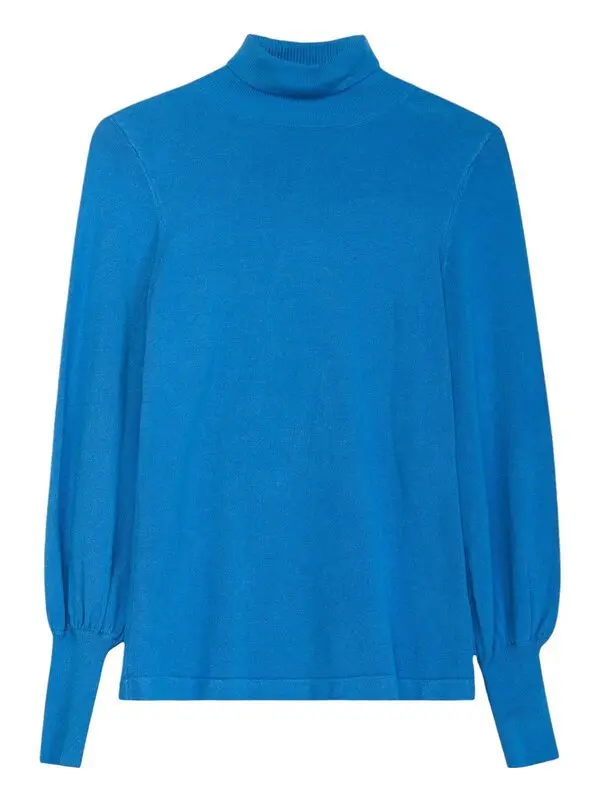 DOLORES PROMESAS Paula Turtleneck Sweater - Blue