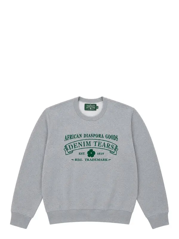 DENIM TEARS Adg Crewneck - Grey
