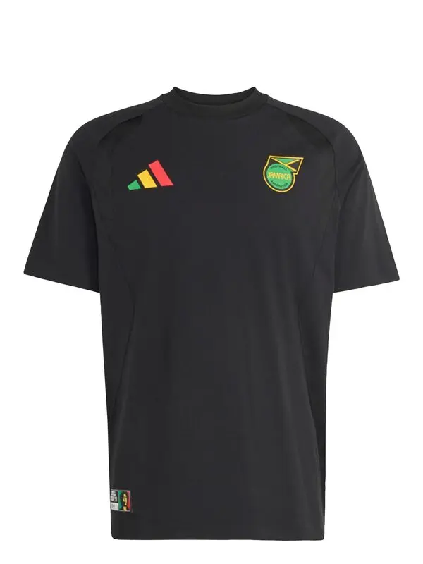 Adidas Jamaica X Bob Marley Tiro Travel Tee - Black