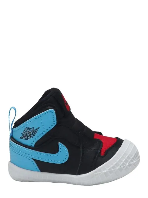 JORDAN 1 Crib Bootie "nc To Chi - Black