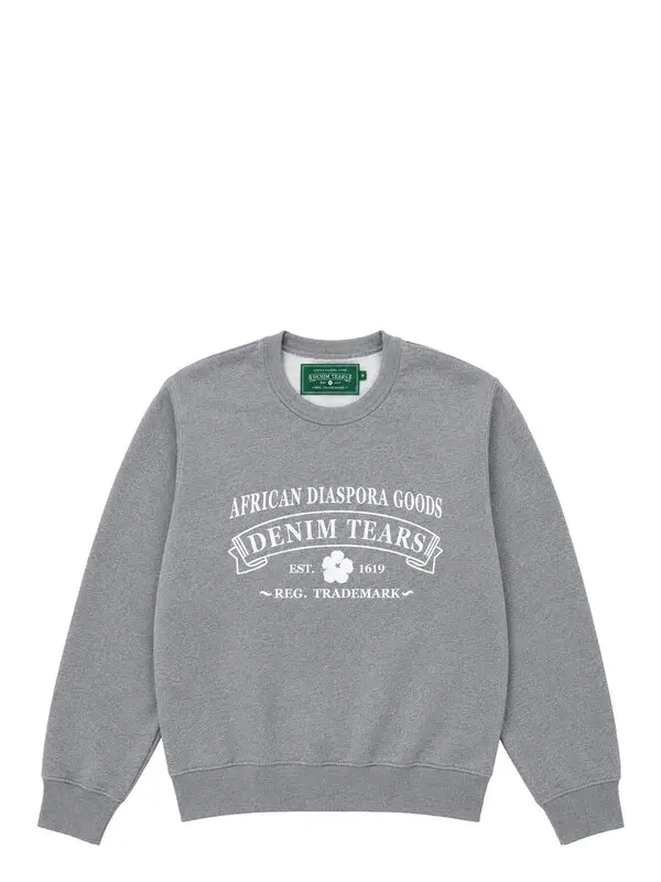 DENIM TEARS Adg Crewneck - Grey
