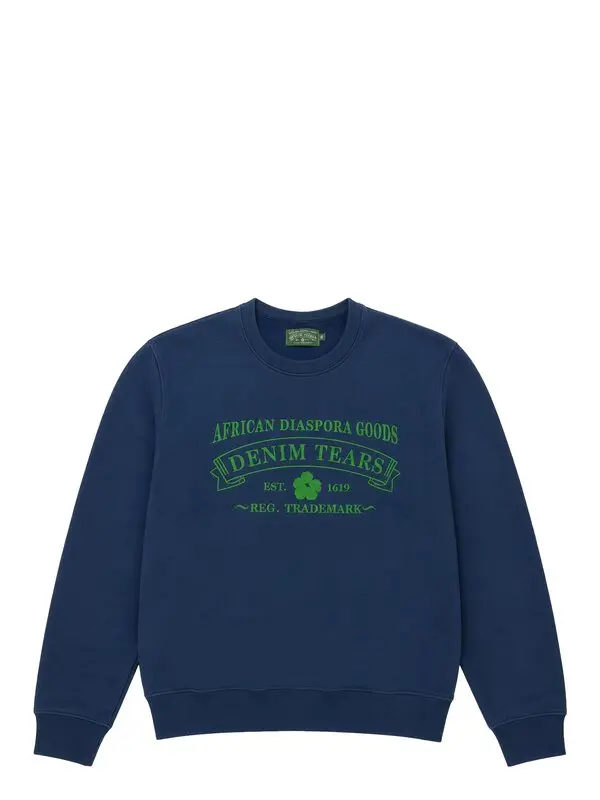 DENIM TEARS Adg Crewneck - Blue