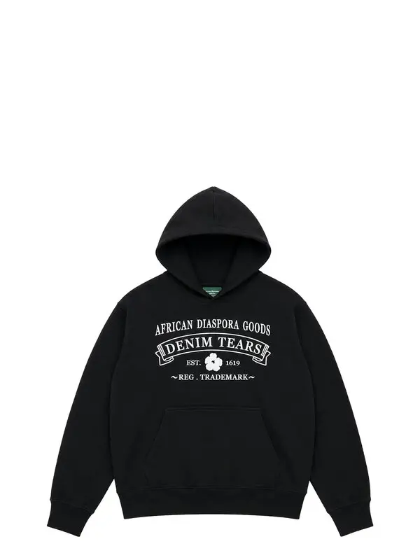 DENIM TEARS Adg Hoodie - Black