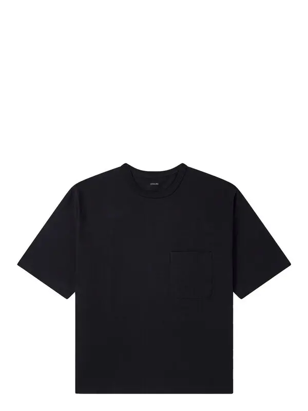 LEMAIRE Cotton Jersey T-shirt - Black