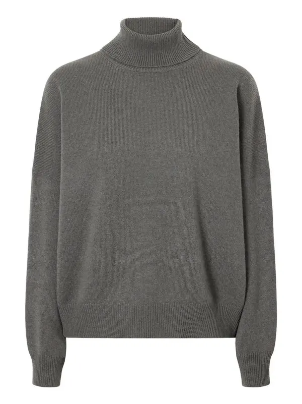 Brunello Cucinelli Cashmere Turtleneck Sweater - Green