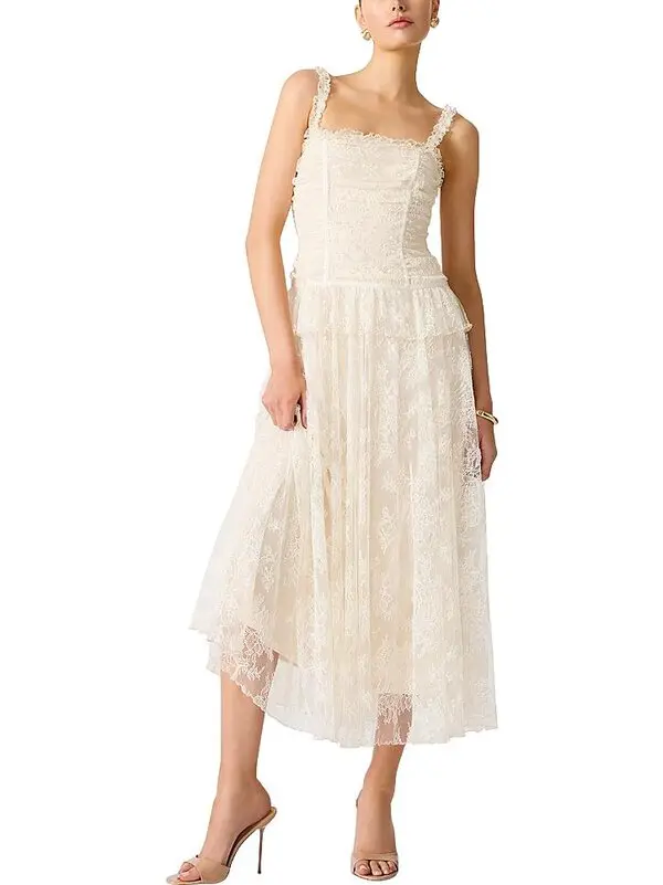 Steve Madden Kareena Lace Dress - Ivory