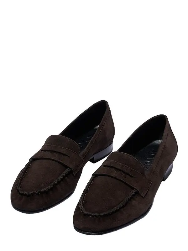 AeydĒ Aldous Suede Loafers - Moka