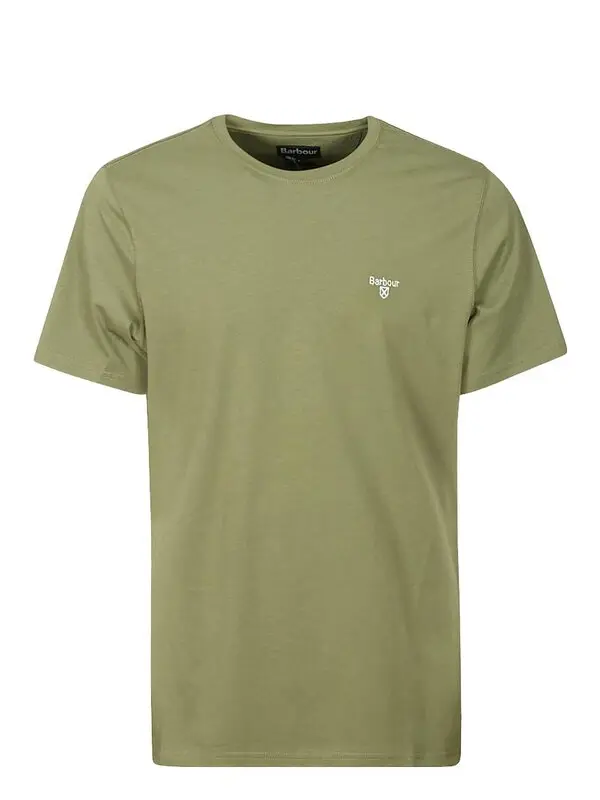 Barbour Logo Embroidered T-shirt - Green