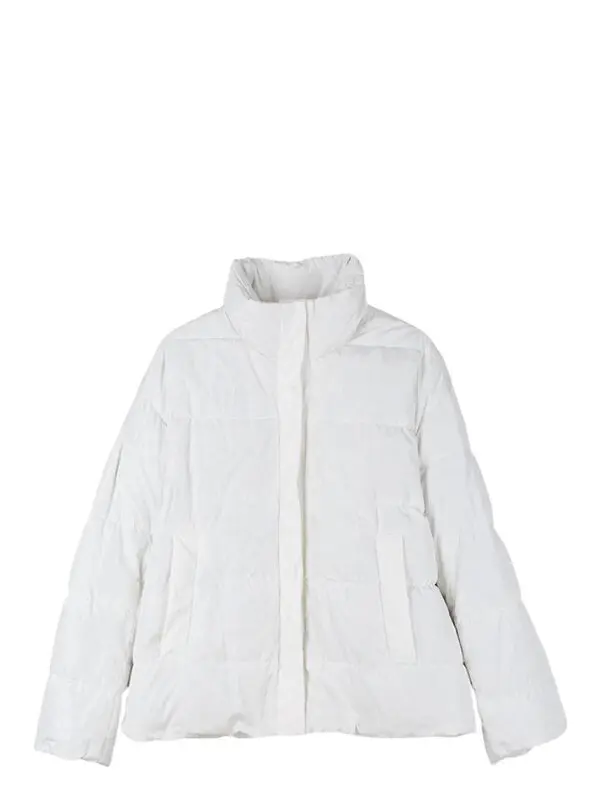 Max Mara Logo Down Jacket - White