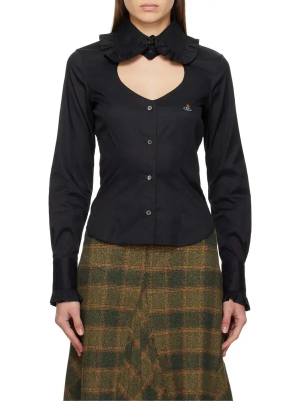 VIVIENNE WESTWOOD Toulouse Frill Shirt - Black