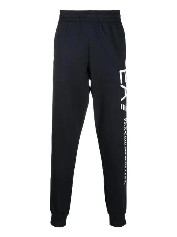 EA7 Logo-print Joggers - Black