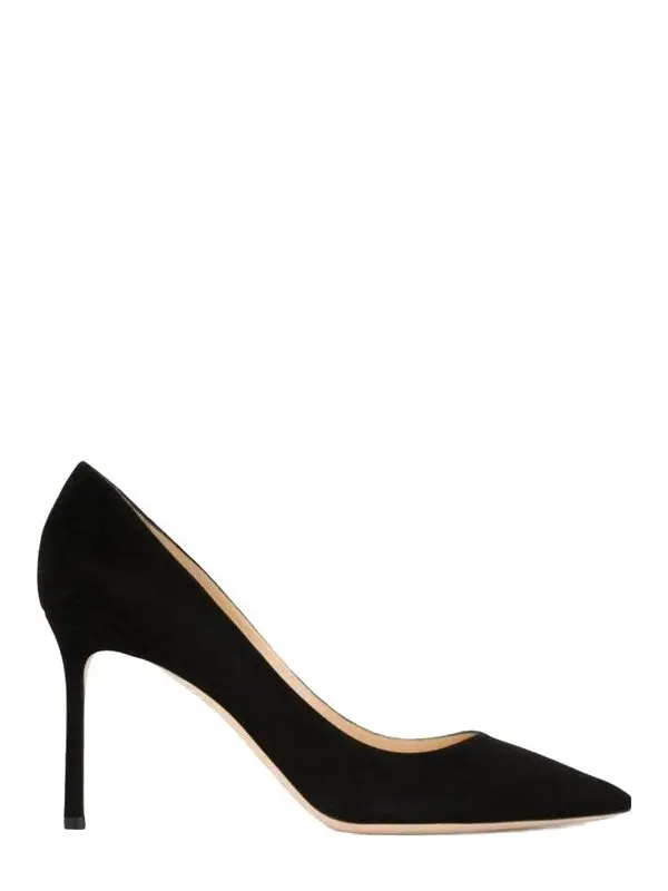 JIMMY CHOO Romy 85 Slip-on Pumps - Black