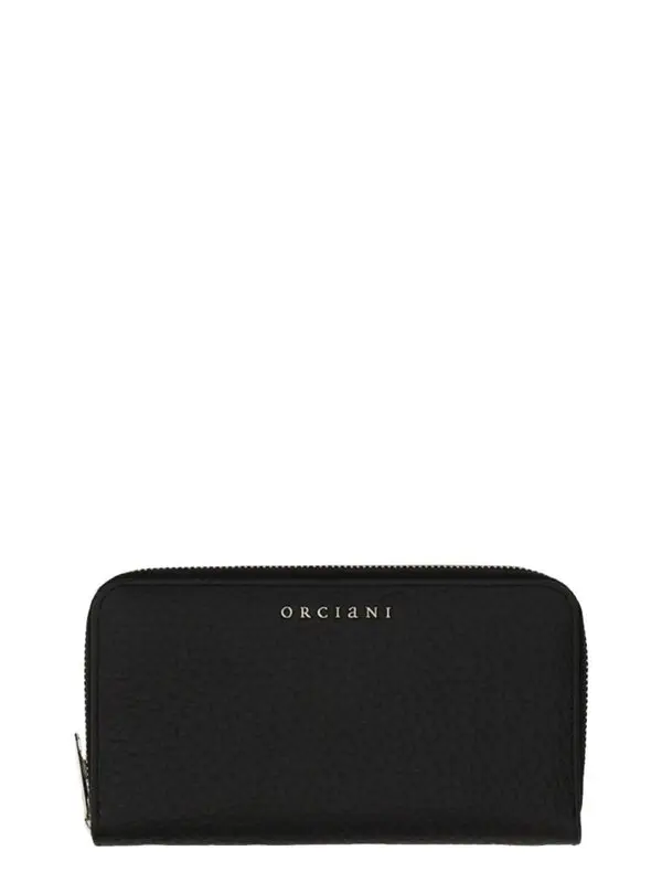 Orciani Portafoglio Zip Around Soft In Pelle - Black